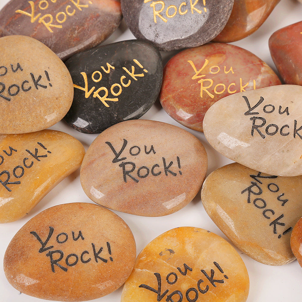 You Rock Rocks™ 50-Pack River Rocks | RockImpact – Frontier Wholesale ...