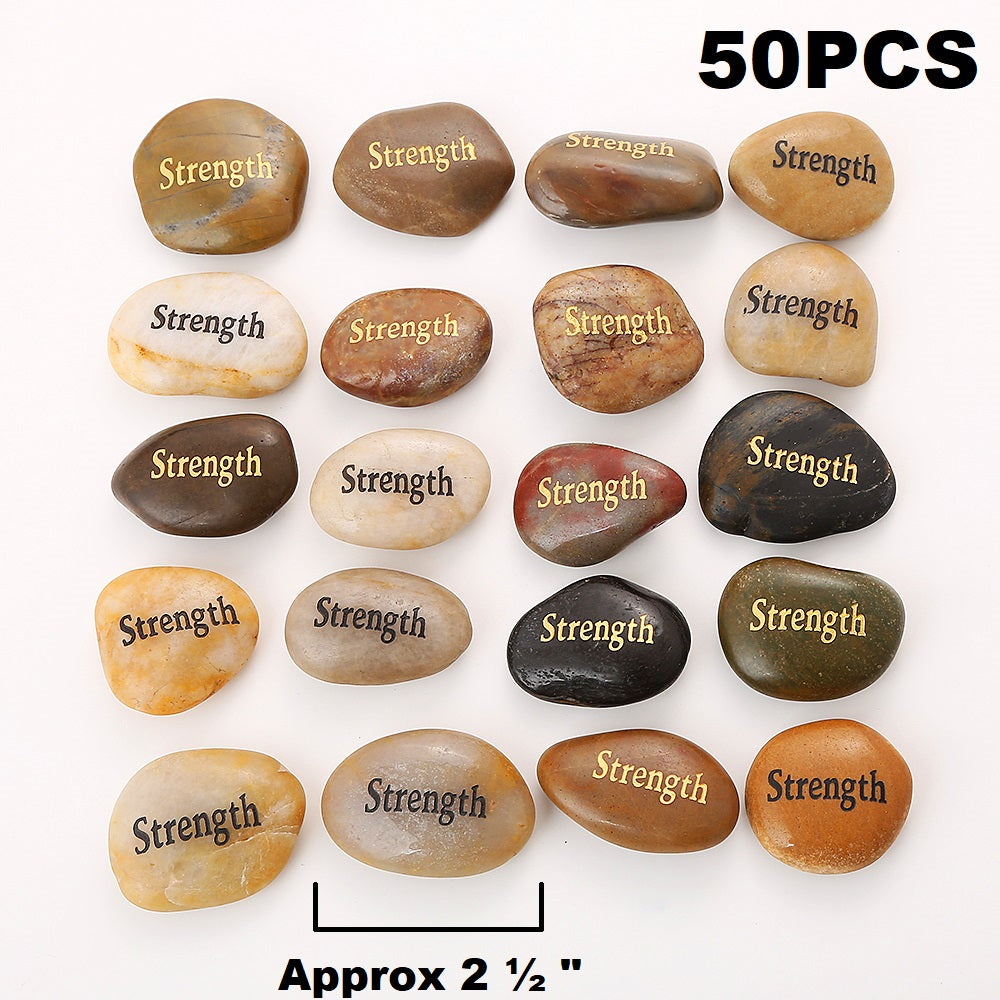 Believe Stone 50-Pack River Rocks | RockImpact – Frontier Wholesale Outlet