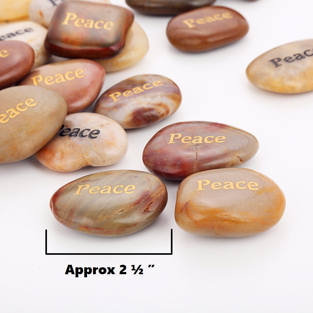 Peace 50-Pack River Rocks | RockImpact – Frontier Wholesale Outlet
