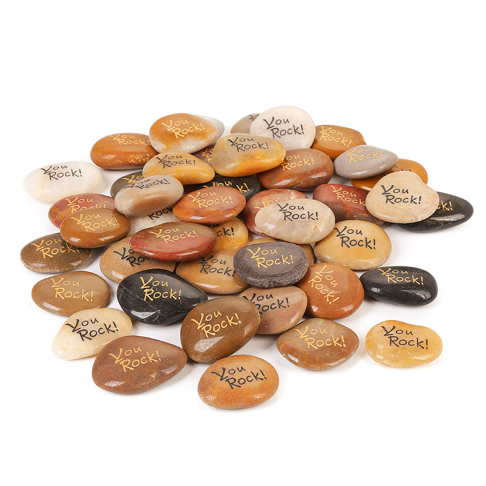 You Rock Rocks™ 50-Pack River Rocks | RockImpact – Frontier Wholesale ...